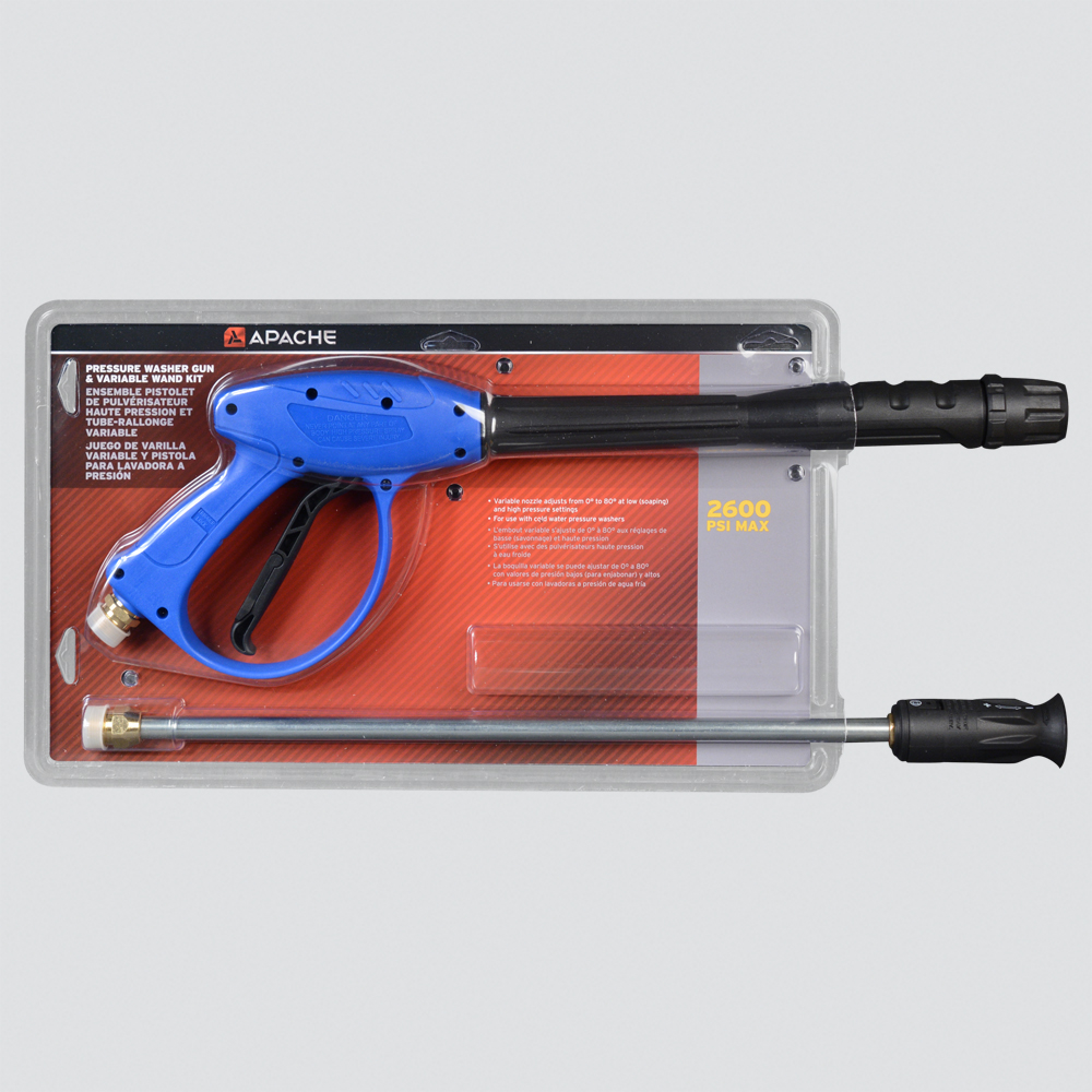 Apache Website - 2600 PSI Pressure Washer Gun & Variable Wand Kit