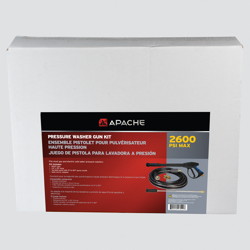Apache Website - 2600 PSI Pressure Washer Gun Kit